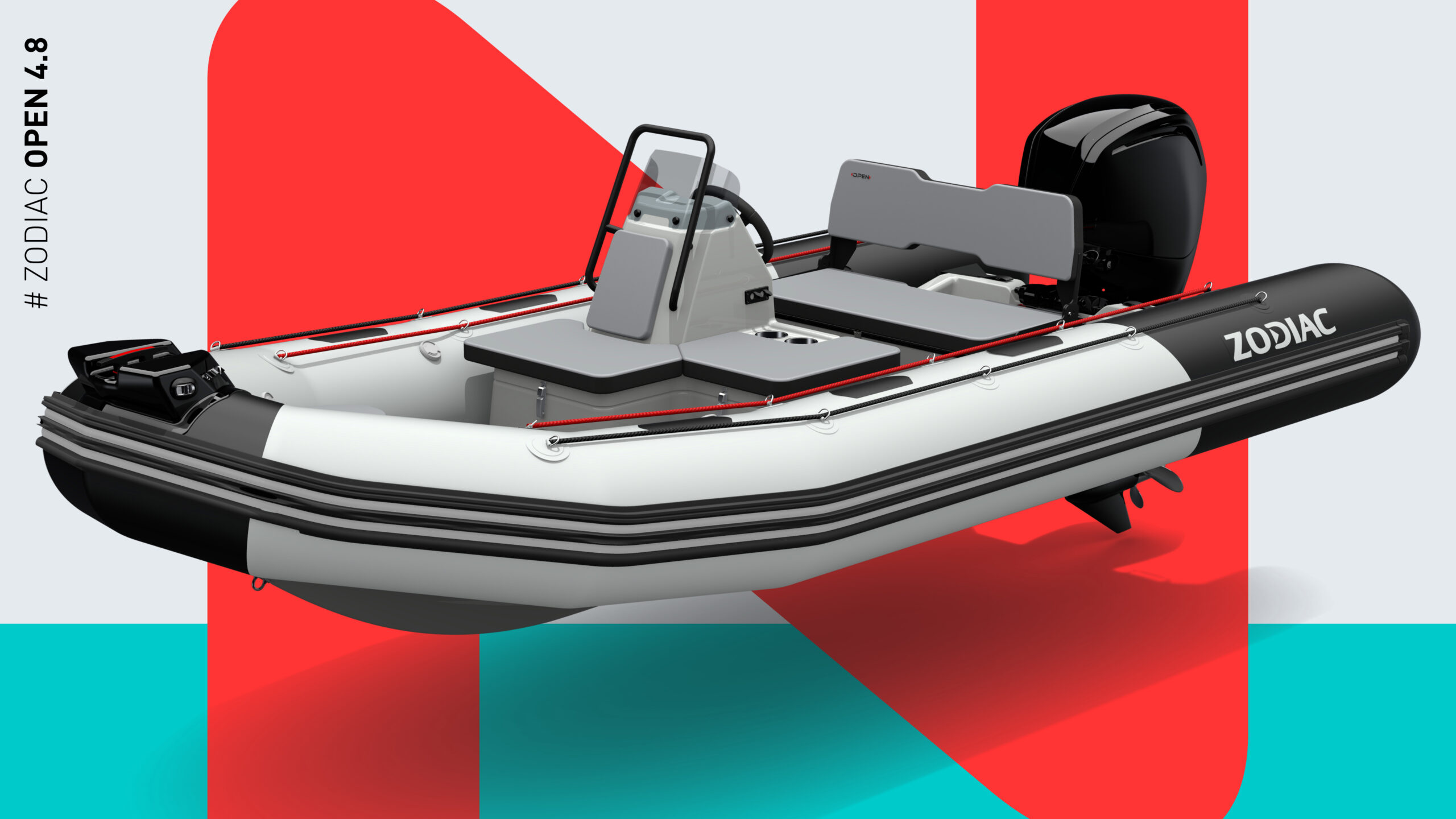 Zodiac Open 4.8 Neuf - Semi Rigide Bretagne